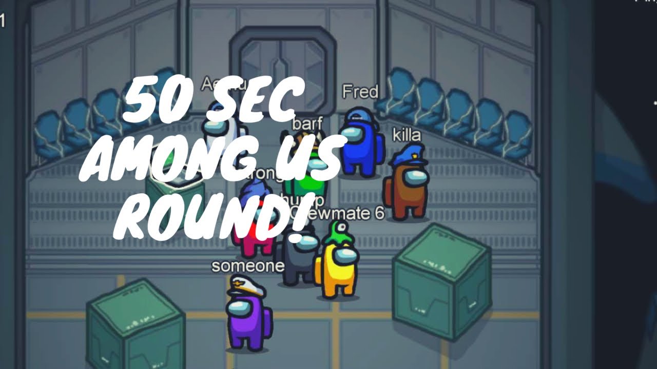 Quickest AMONG US Round! (50 seconds!) - YouTube
