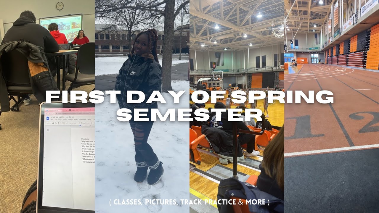 First Day of Spring Semester (Track Practice, Class & More) | Jada ...