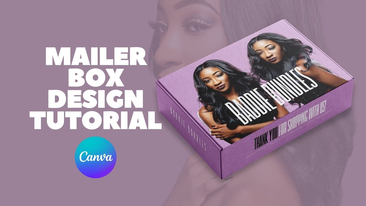 DIY Mailer Box Design in Canva - YouTube