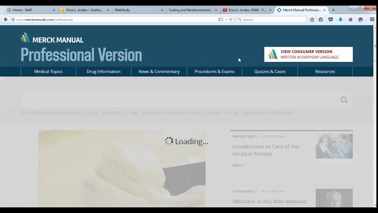 Encoder References The Merck Manual - YouTube