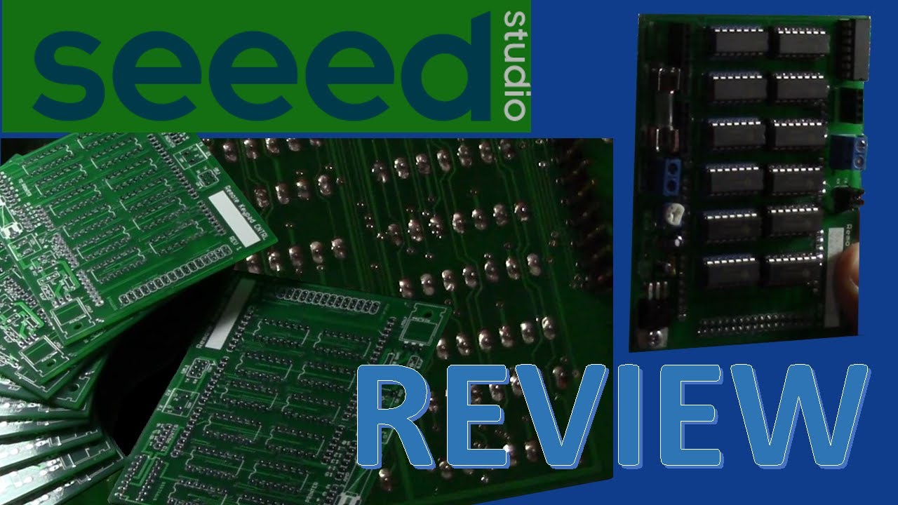 Review of SEEED Studio PCB manufacturer - YouTube