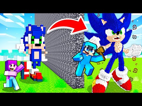 Minecraft YAPI KAPIŞMASI ama SONIC ile TROLLEDİM!