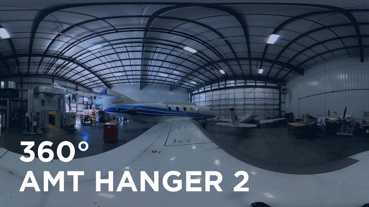 360° Aviation Maintenance Technology Hanger 2 - YouTube