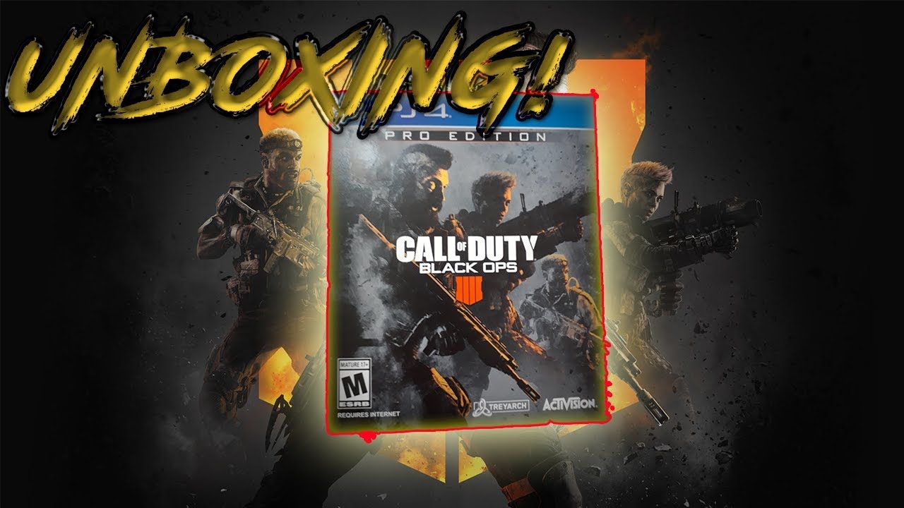 Unboxing Call of Duty Black Ops 4 Pro Edition - YouTube