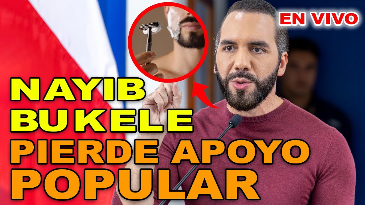 ENCUESTA REVELA QUE NAYIB BUKELE PIERDE APOYO POPULAR - YouTube