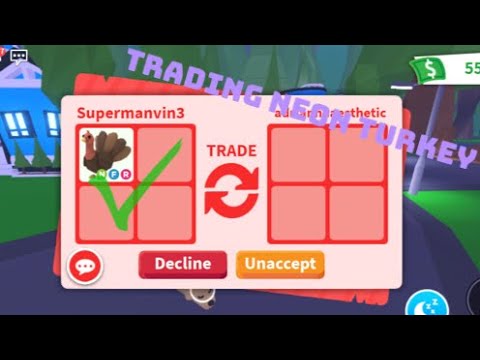 Trading neon turkey in Adopt me! (Roblox) #adoptmeroblox #adoptme # ...