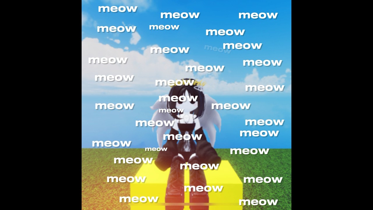 meow #roblox - YouTube