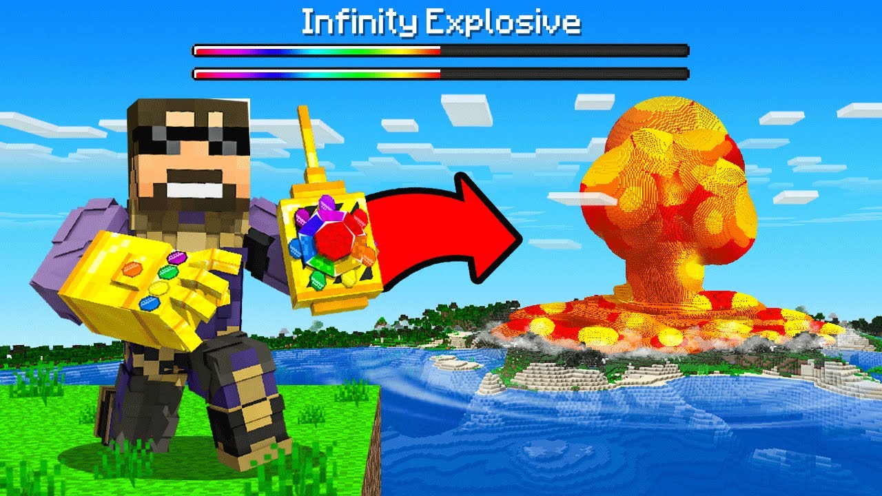 Infinity Remote Explosive Weapon in Minecraft (Insane Craft) - YouTube