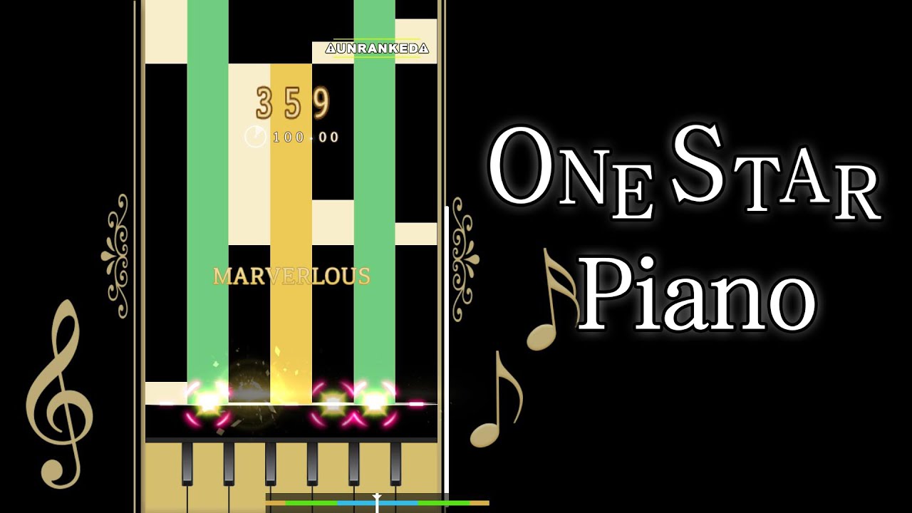 디모 느낌이 나는 스킨 만들어봤습니다! OneStar Piano skin ver - YouTube