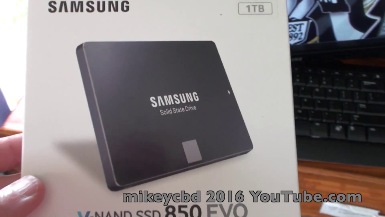 Samsung Evo 1TB SSD Solid State Drive Very easy to install yourself ...