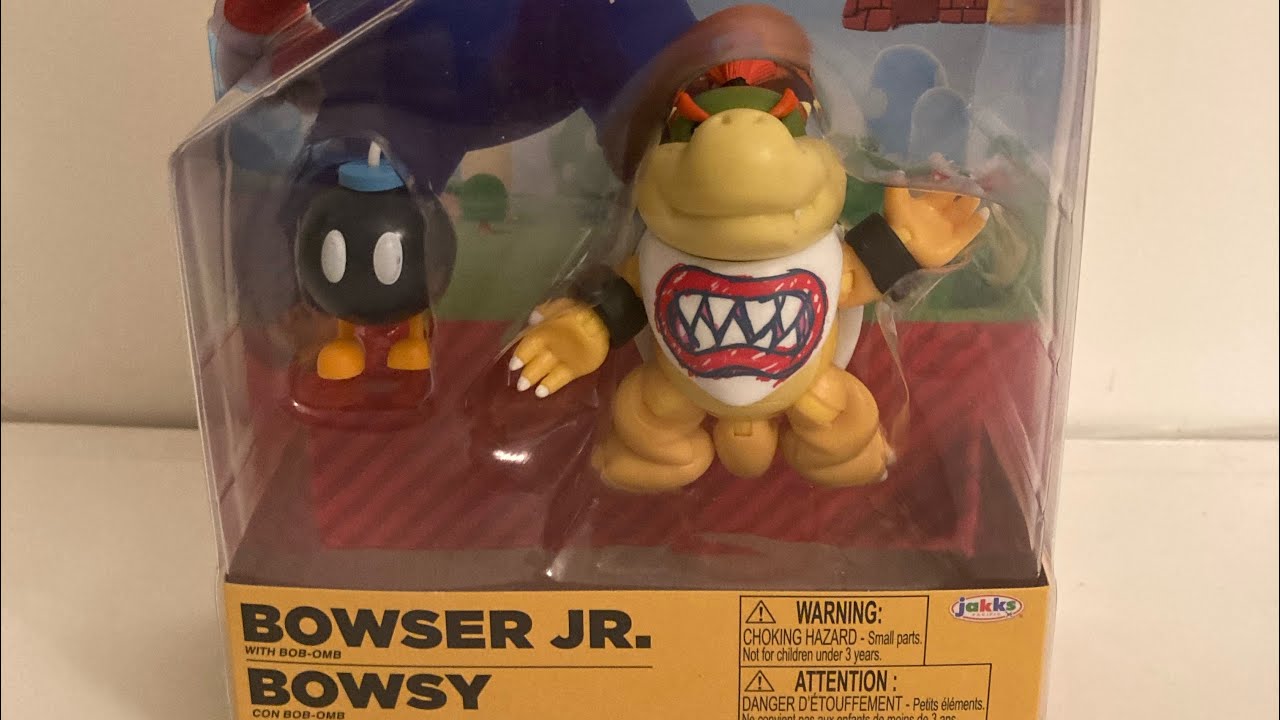 New Bowser Jr. Action Figure In Box Look - YouTube