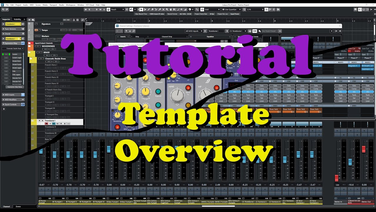 Tutorial - Cubase Template Overview - YouTube