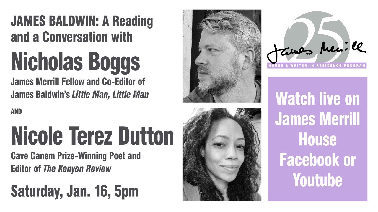 James Baldwin: A Reading and a Conversation with Nicholas Boggs ...