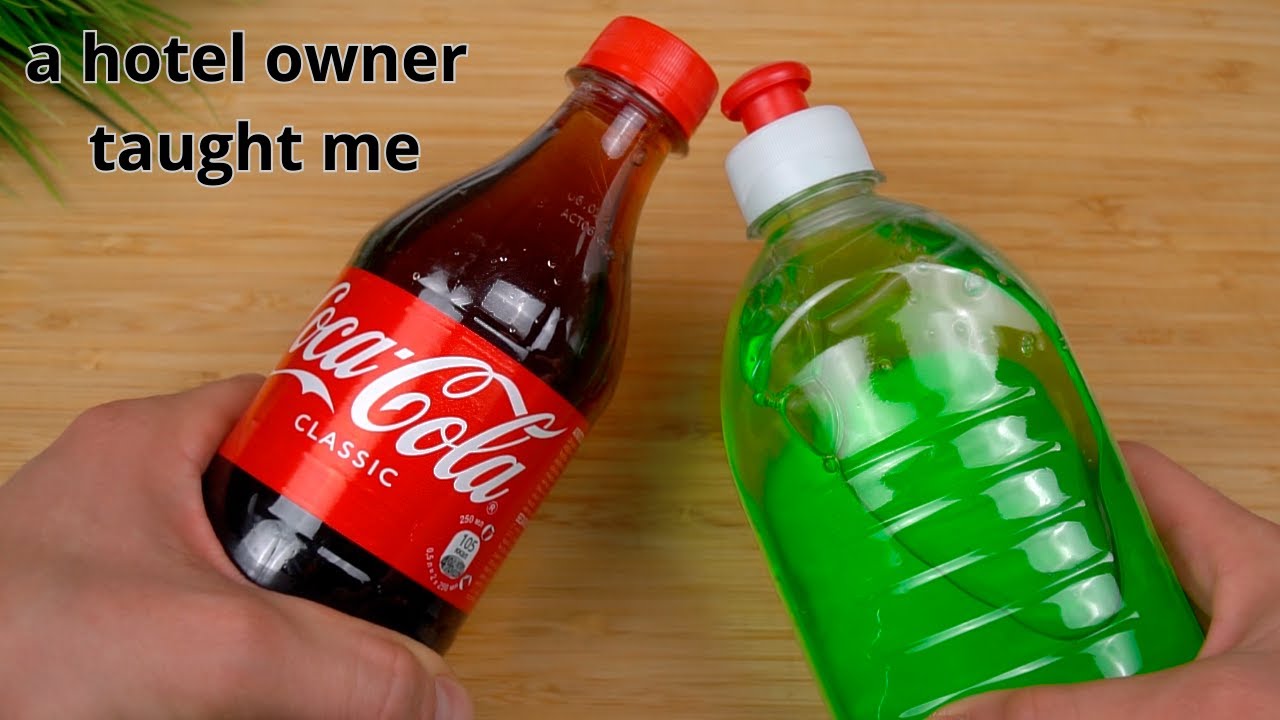 Mescola il detersivo liquido con la coca cola e non userai mai più un ...