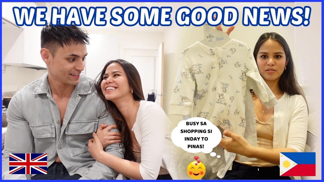 WE HAVE SOME GOOD NEWS! ️ + BUSY SA SHOPPING DAY SI INDAY JOANNA NIYO 🥰 BRITISH-FILIPINA - YouTube