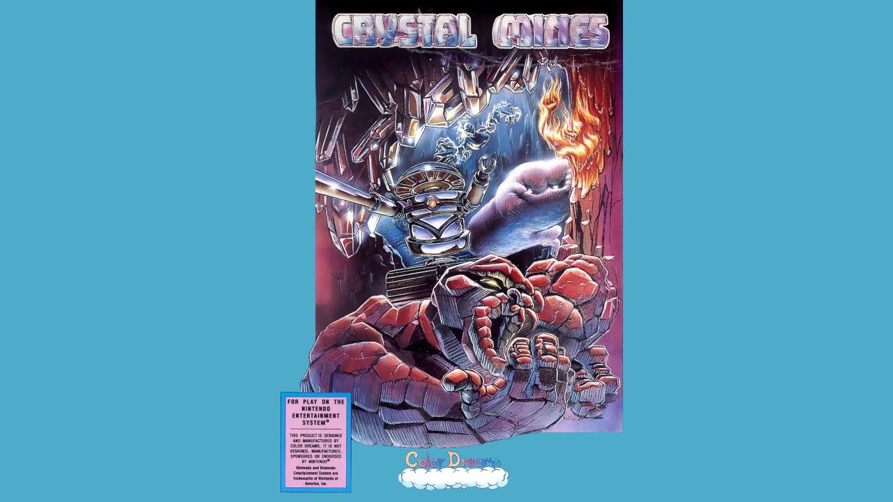 NES - Crystal Mines 'Title & Demo' - YouTube
