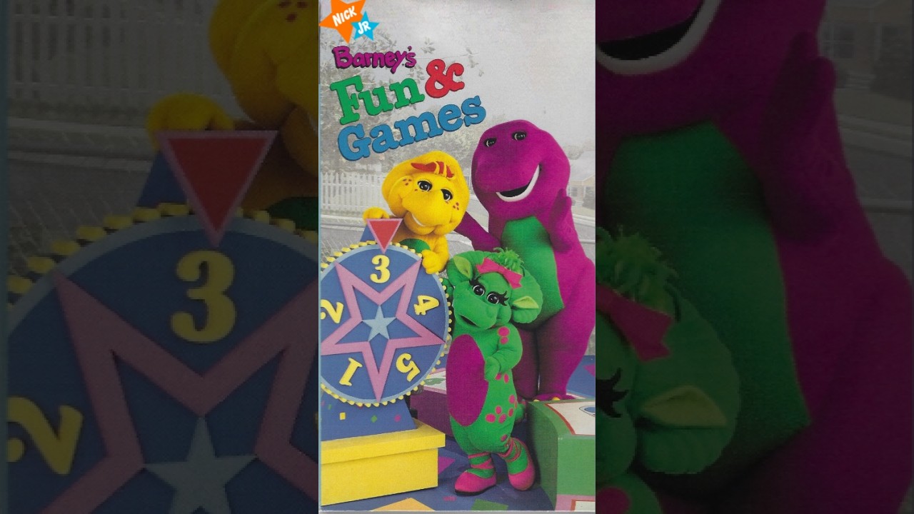 Barney's Fun & Games 1996 VHS (Paramount/Nick Jr. Version, FANMADE ...