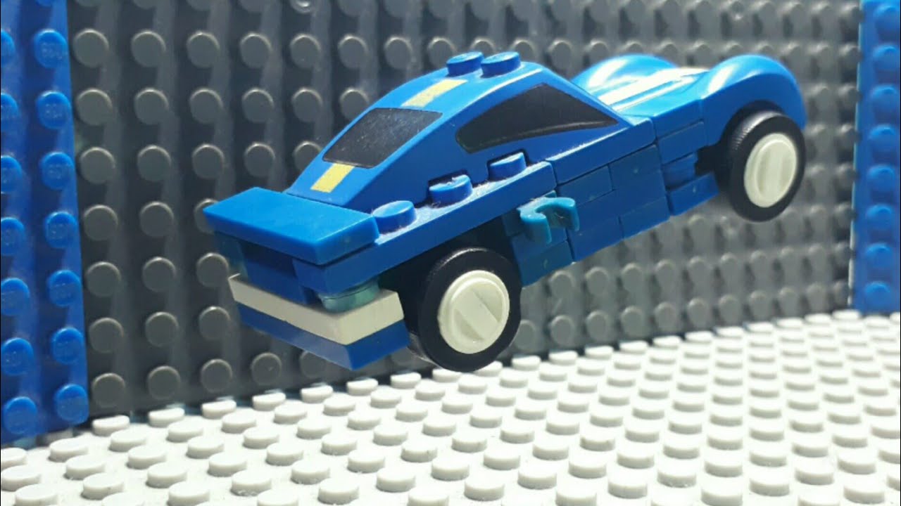 A SMALL BLUE LEGO CAR STOPMOTION | BRICK BLOX - YouTube