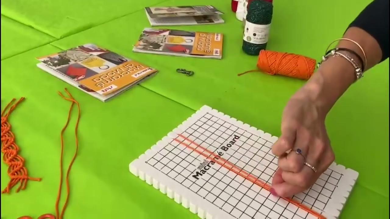 Tutorial macramé nodo piatto @puntocreativotrieste5064 - YouTube