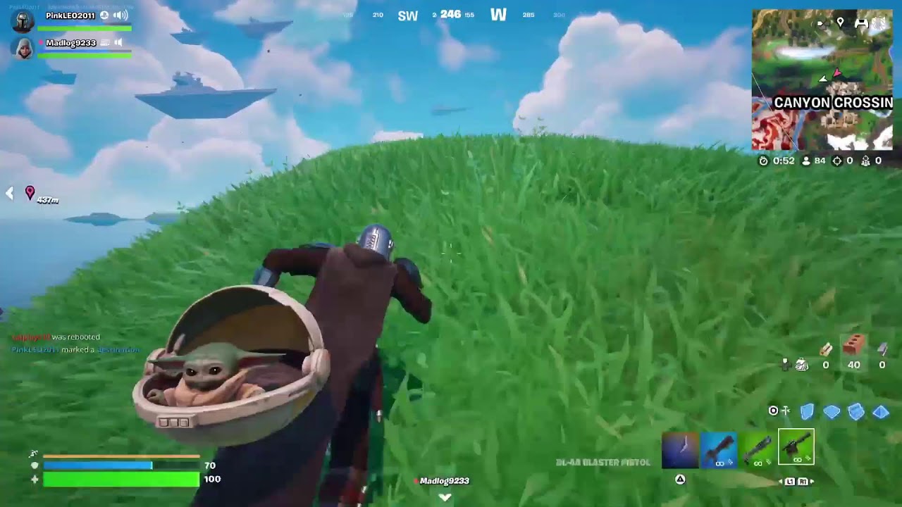 Playing fortnite reload - YouTube