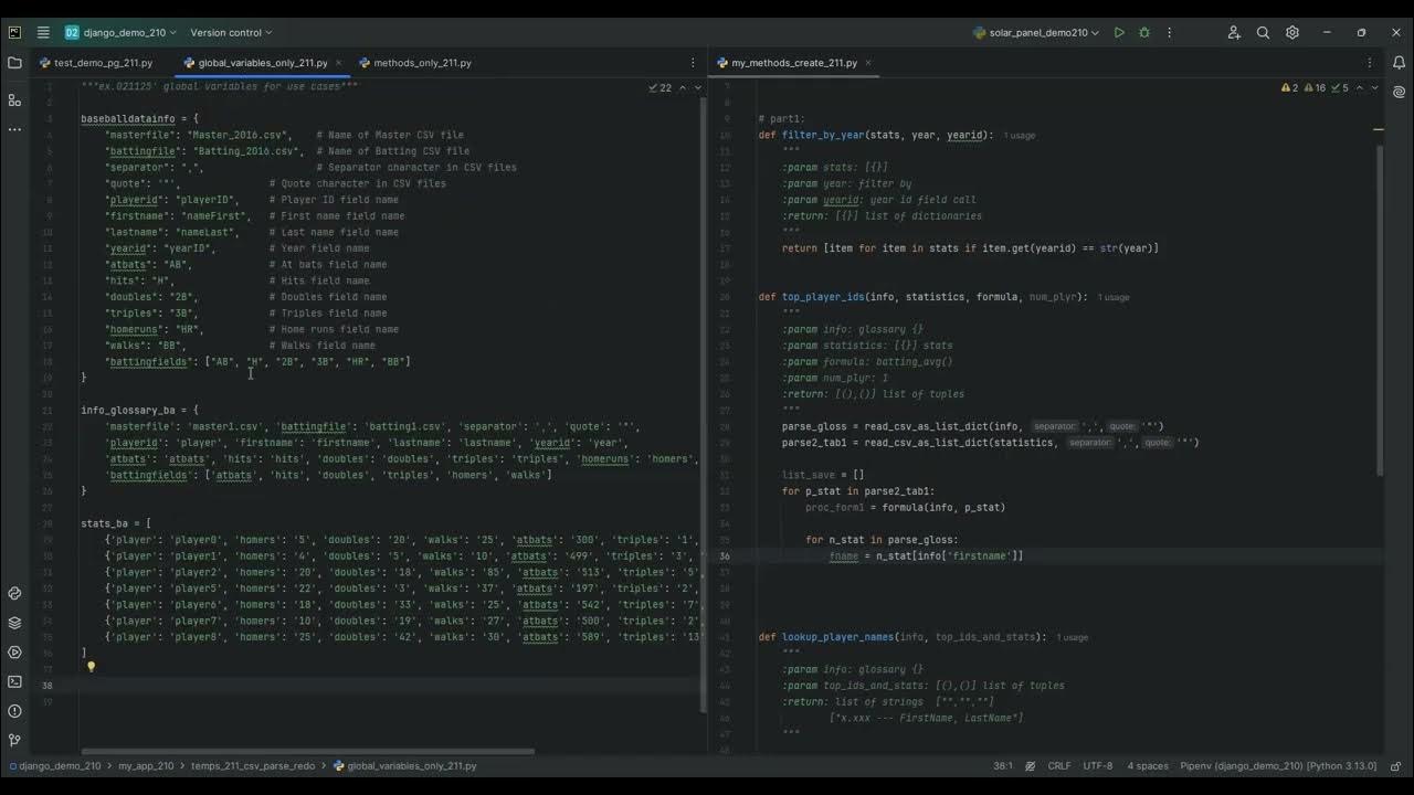 Python3.13 CSV file read, PyCharm 2025, save to list of tuples demo ...