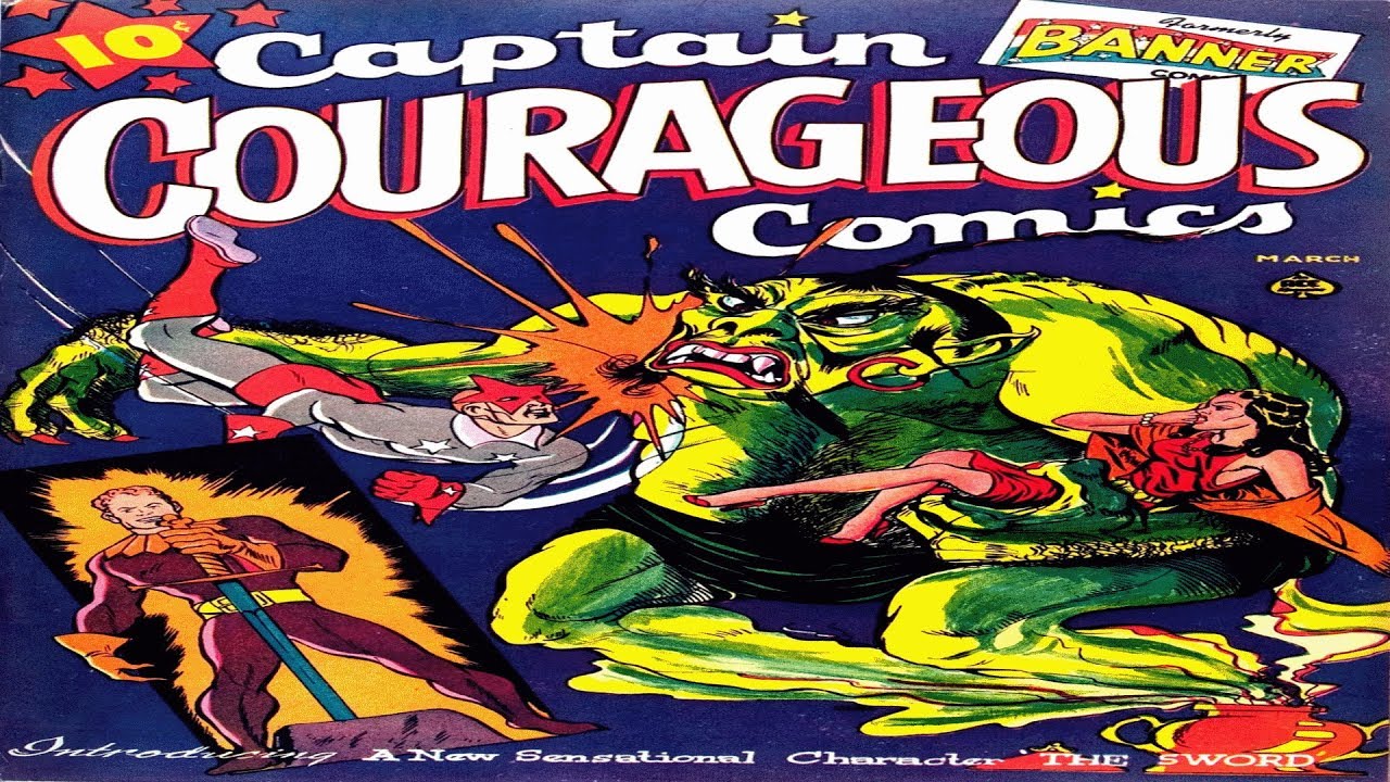 Captain Courageous Comics No 6 Comic Book Movie - YouTube