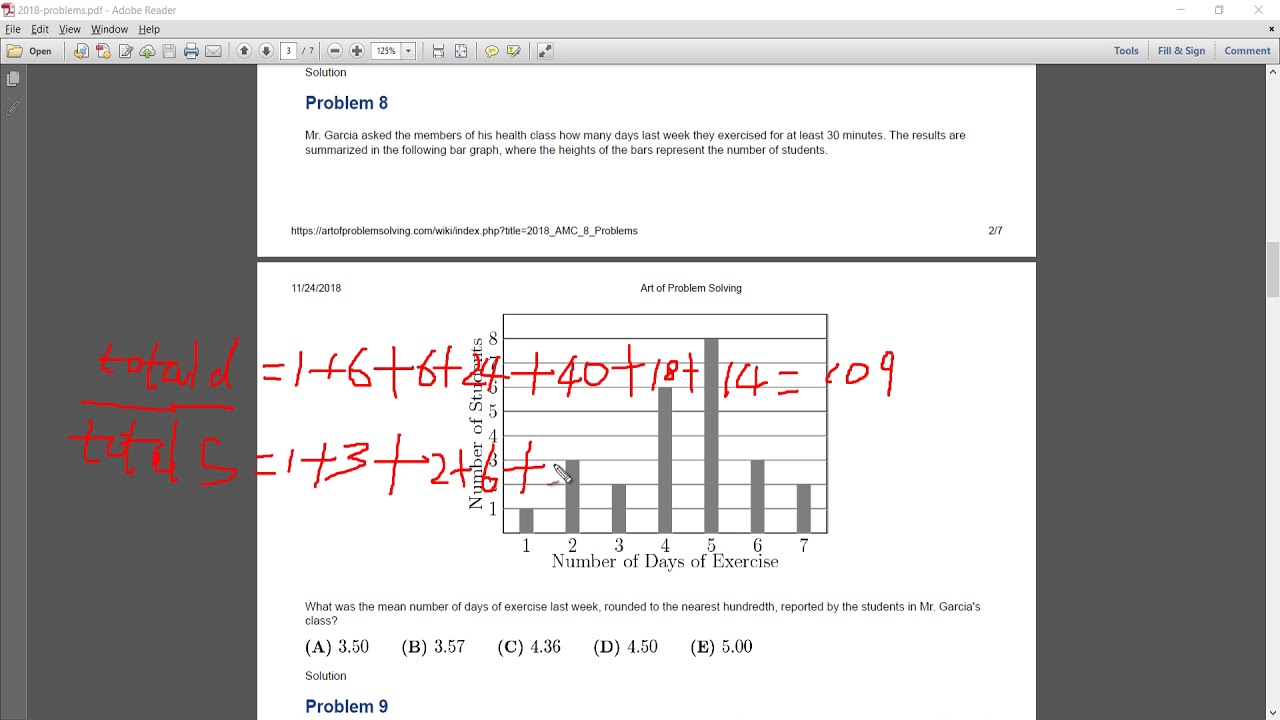 AMC8 2018 Problem 8 - YouTube