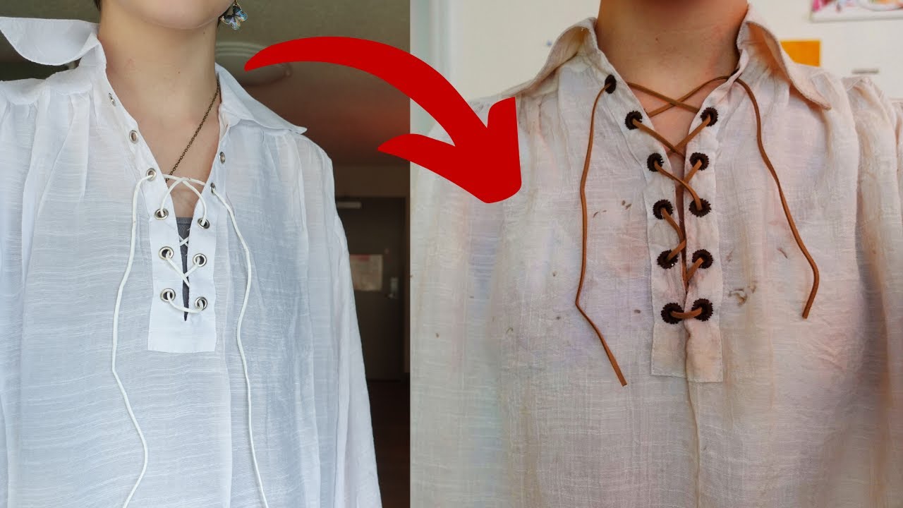 Making CHEAP costumes look GOOD! (aging clothing 101) | aidan elizabeth ...