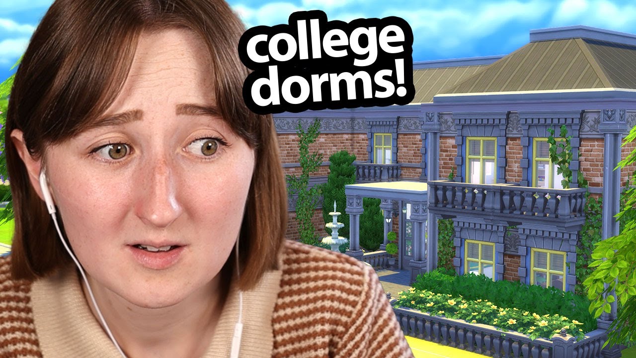 building university housing in the sims! (Streamed 9/12/24) - YouTube