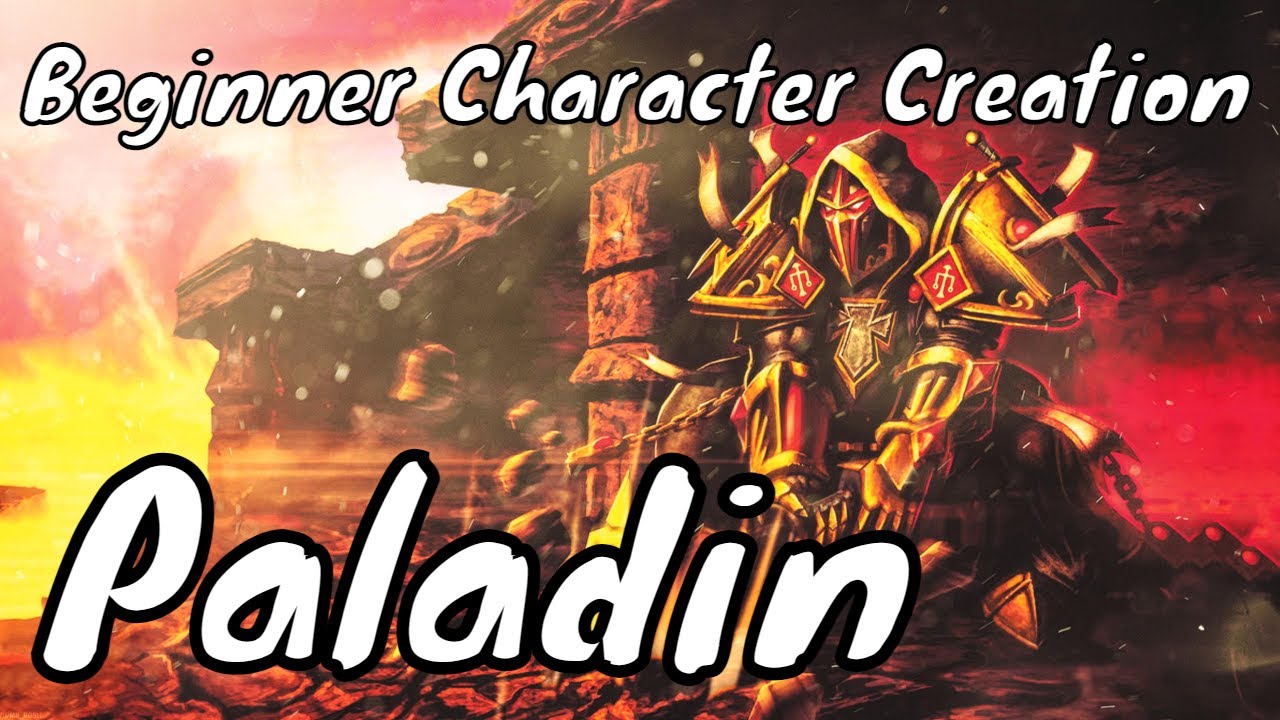 Paladin - Beginner Character Creation Dungeons & Dragons 5E 🔴#4k LIVE ...
