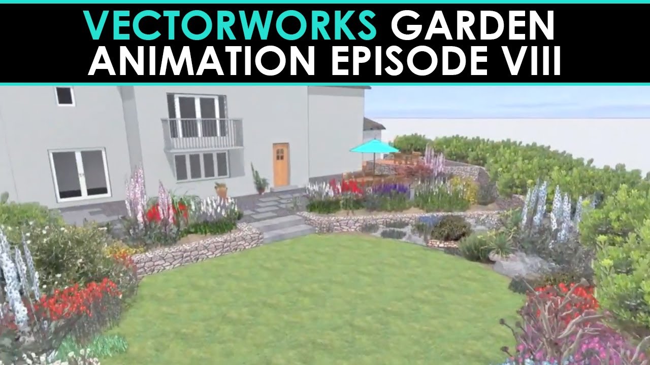 Vectorworks Garden Animation-Episode 8 - YouTube