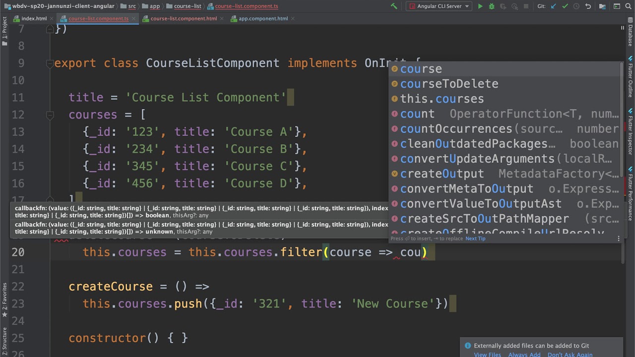 Changing state and re rendering in Angular 1007 - YouTube