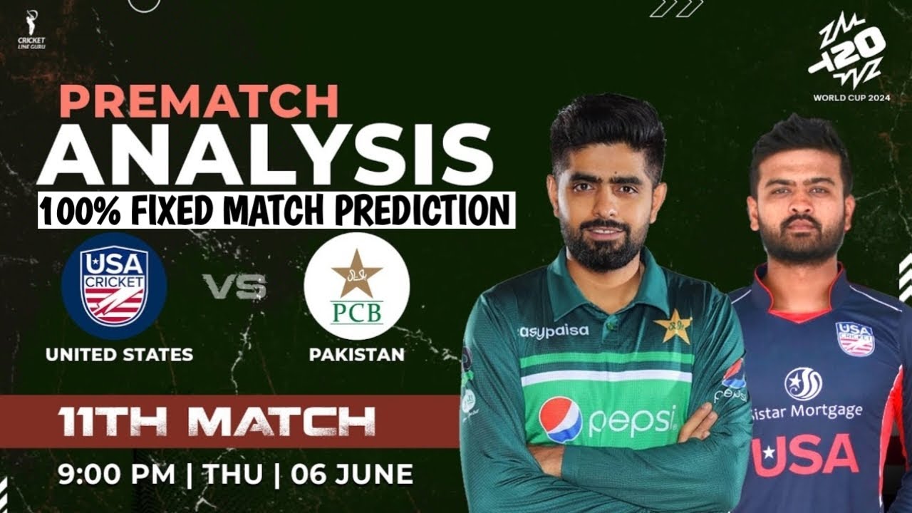 T20 World Cup 2024 Match|United States vs Pakistan 11 Match|USA vs PAK ...