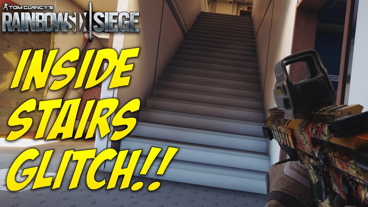 Rainbow Six Siege - Plane Inside Stairs Glitch! - YouTube