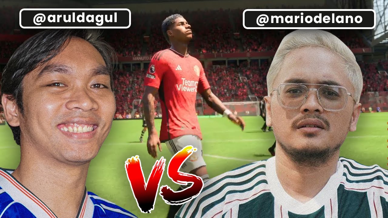 Aruldagul vs Mario Delano Duel Fans MU Main FC 24 - YouTube