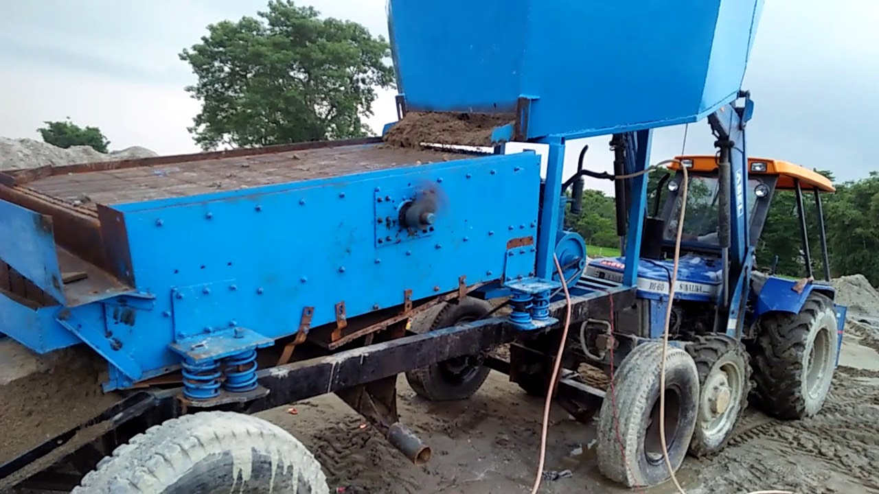 Portable Crushing Machine Side View - YouTube
