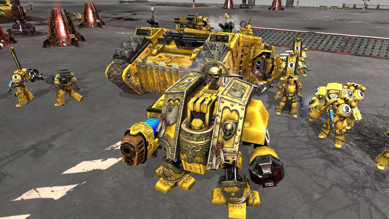 Imperial Fists vs Iron Warriors - Codex Mod - Warhammer 40K Dawn Of War ...
