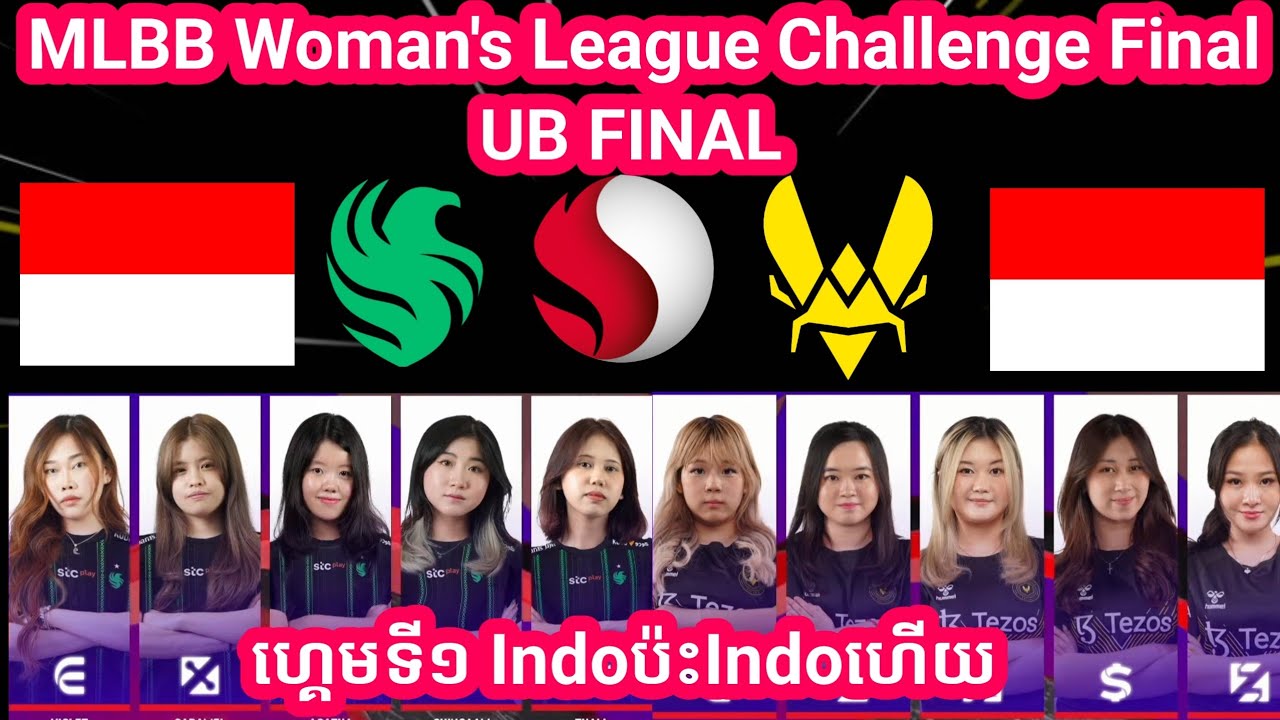 GAME 1 - Falcons Vega VS Team Vitality | MLBB Woman's League Challenge ...