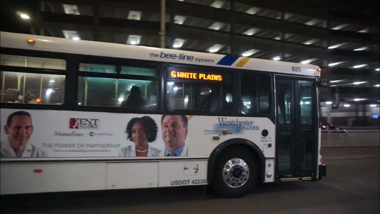Bee-Line Bus: White Plains bound Orion V 625 Rt.6 entering White Plains TransCenter - YouTube