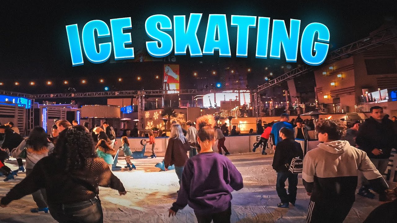 The Cosmopolitan - Ice Skating - December Fun In Las Vegas 2022 - YouTube