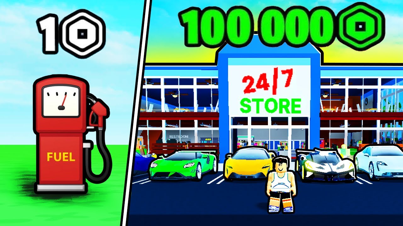I built a MAX GAS STATION TYCOON! - YouTube