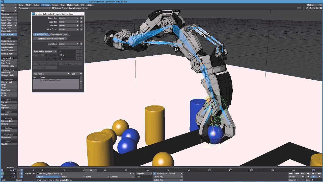 Using the Dynamic Parenter Feature in LightWave 2015 to Move Objects ...