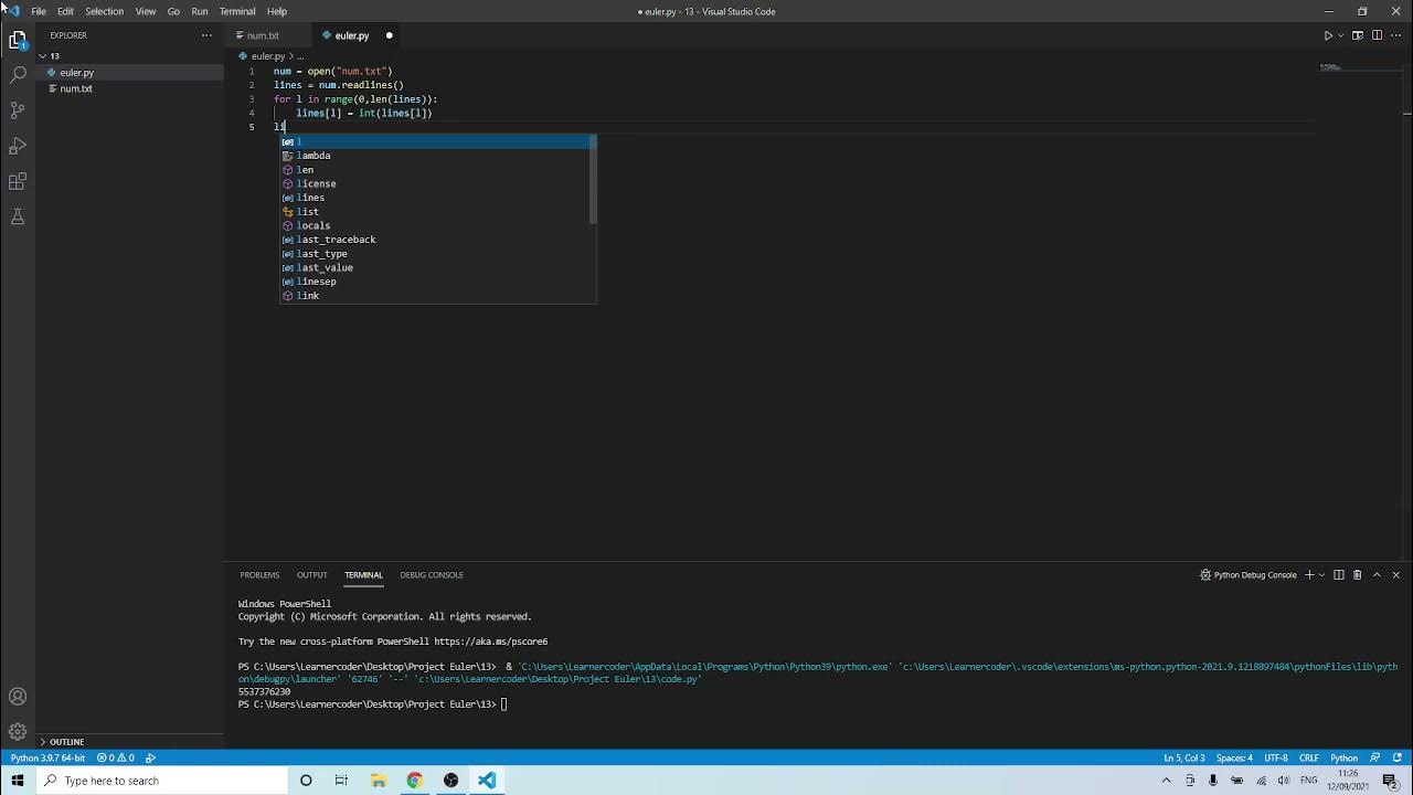 Project Euler Problem 13: Solution - YouTube