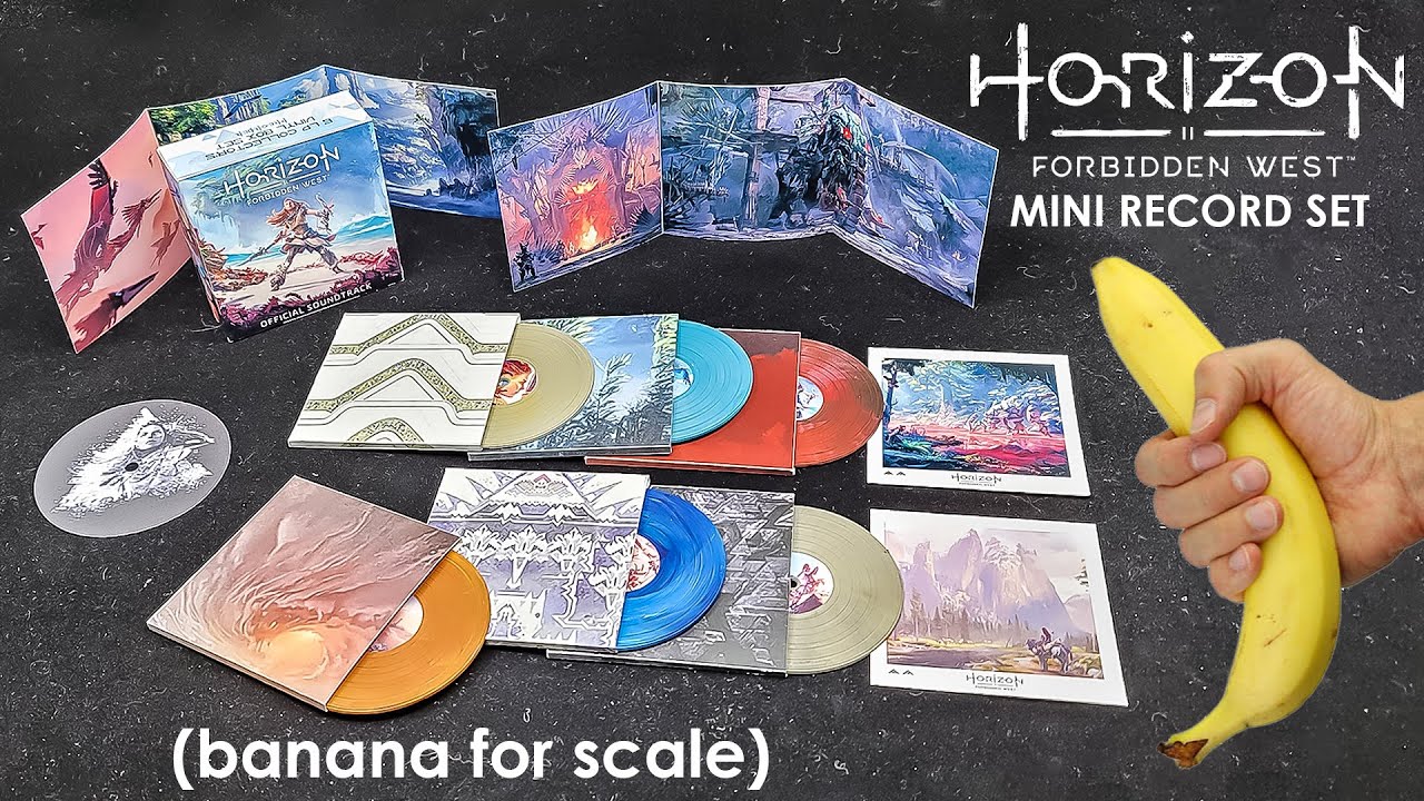 Horizon Forbidden West - Mini 'Vinyl' Records - YouTube