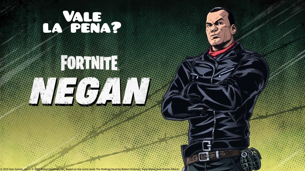 Vale la pena la Skin de Negan? (Fortnite X The Walking Dead) - YouTube