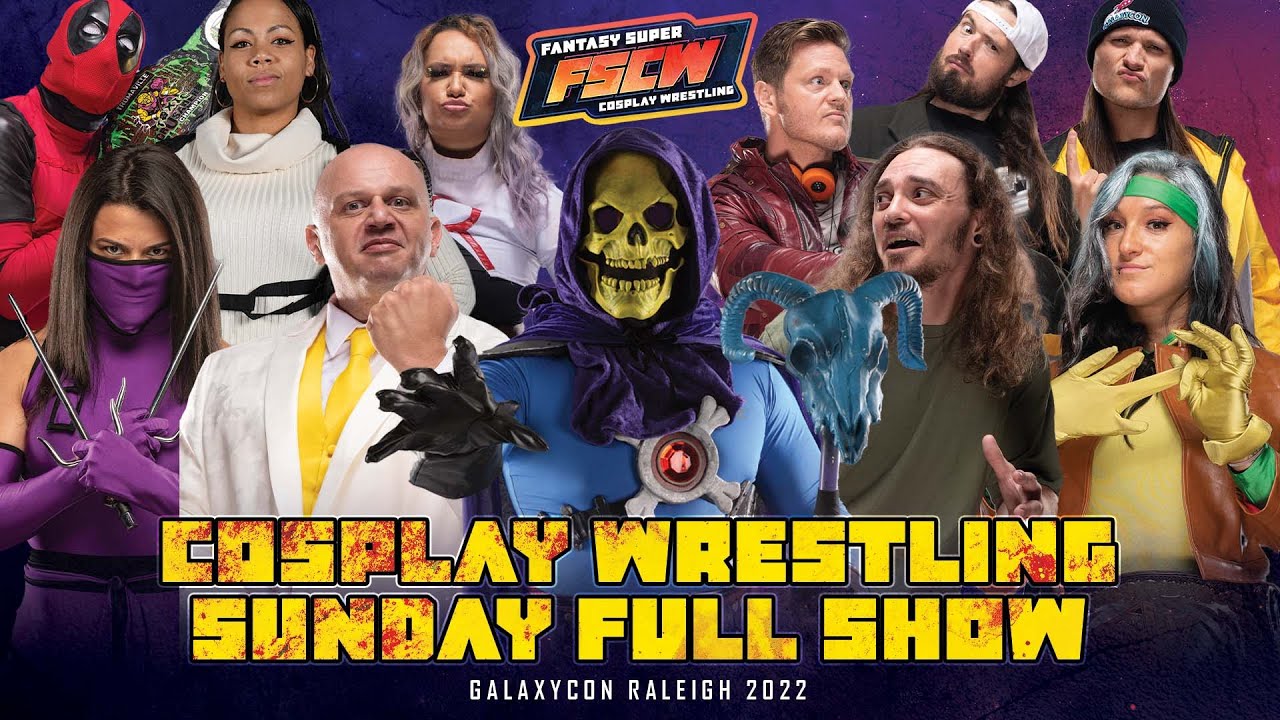 FSCW (Cosplay Wrestling) at Galaxycon Raleigh 2022 SUNDAY NIGHT FULL ...
