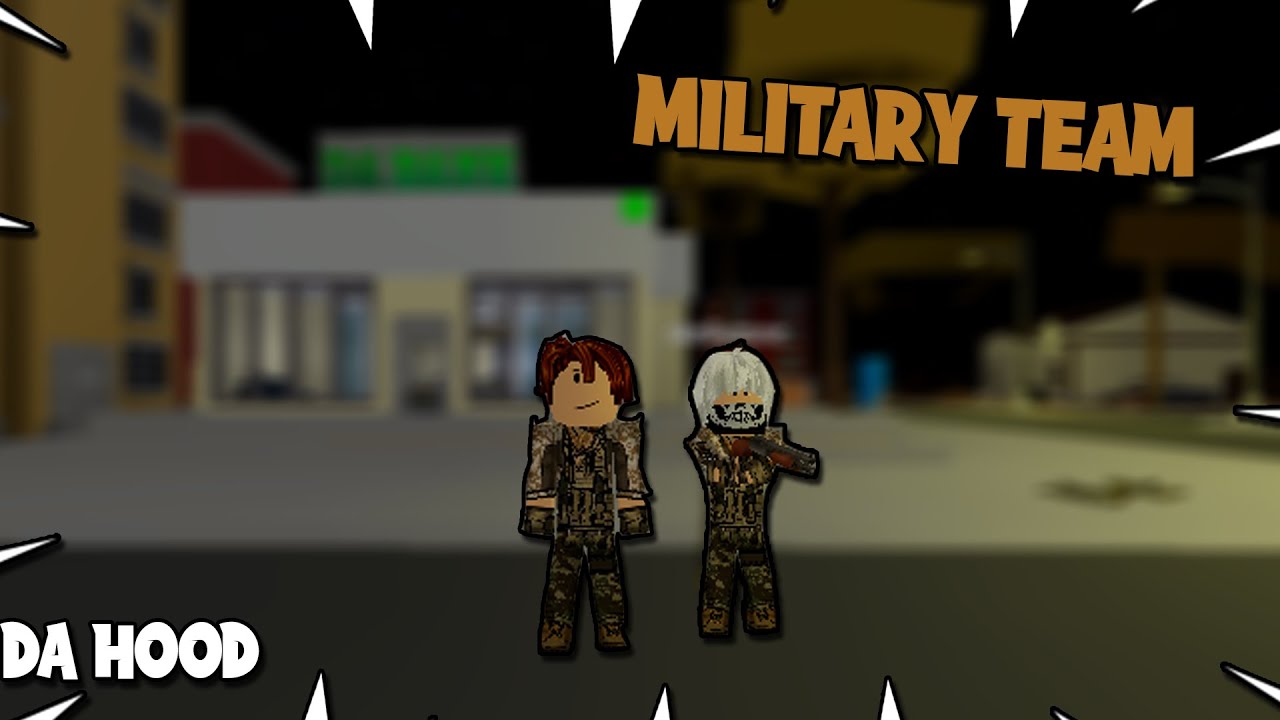 RAIDING ROBLOX DA HOOD WITH A MILITARY TEAM.. - YouTube