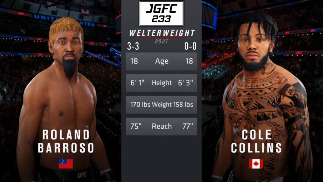 Roland Barroso vs. Cole Collins | JGFC 233 - YouTube