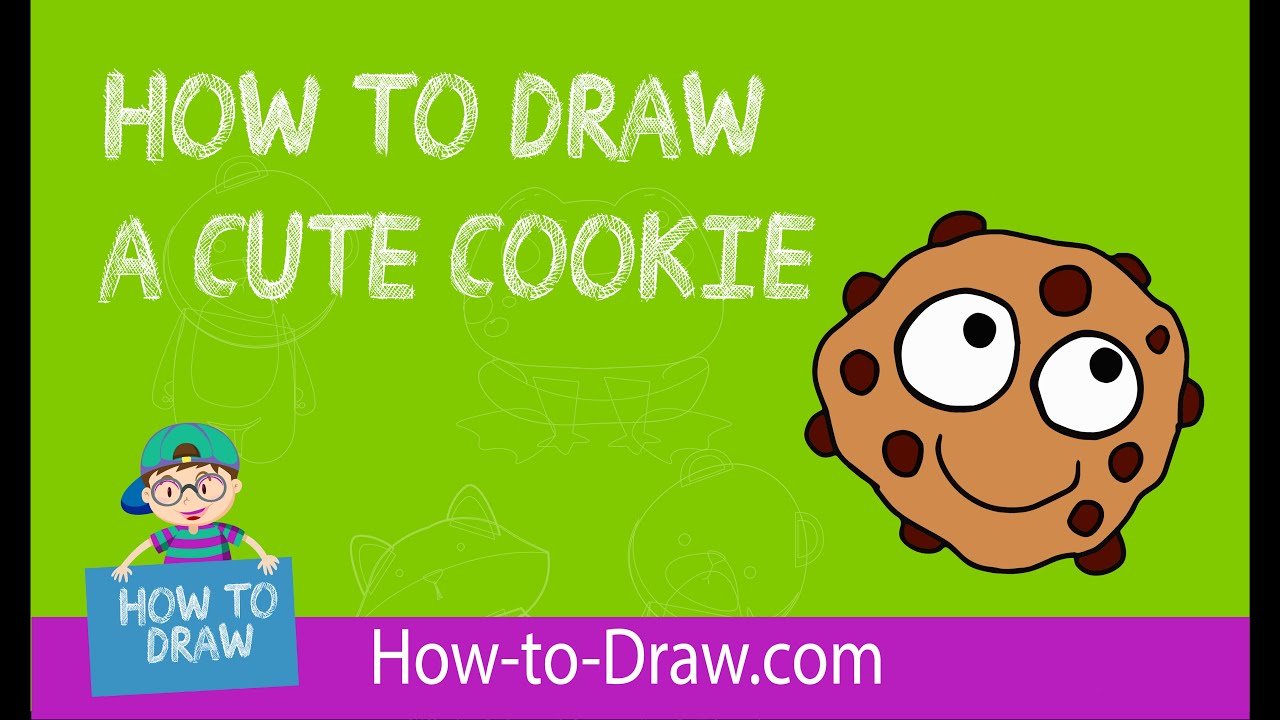 How to Draw a Cute Cookie #howtodraw #drawing #cartoon - YouTube