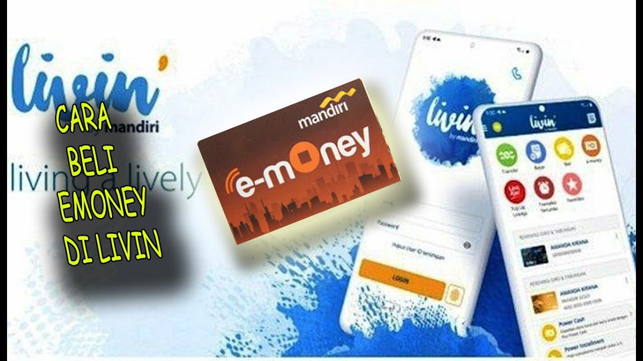TUTORIAL BELI KARTU EMONEY DI APLIKASI LIVIN BY MANDIRI - YouTube